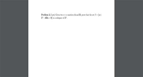 solved problem 2 15 pts given two n x n matrices a and b