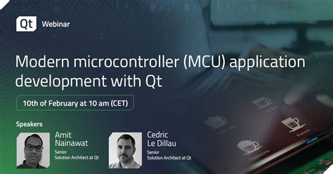 Qt Group On Linkedin How To Develop Modern Microcontroller Applications With Qt 🤓qt For Mcus…