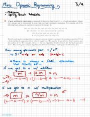 Dynamic Programming For Expression Evaluation Pseudocode Course Hero
