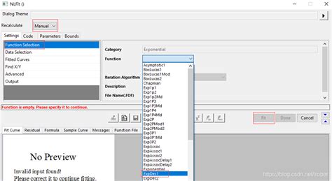 使用origin软件对数据进行指数拟合的方法origin指数拟合 Csdn博客