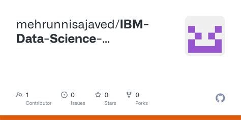 github mehrunnisajaved ibm data science professional certification
