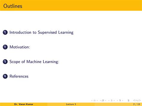 Lecture 3 Supervised Learning Pdf Technology And Computing