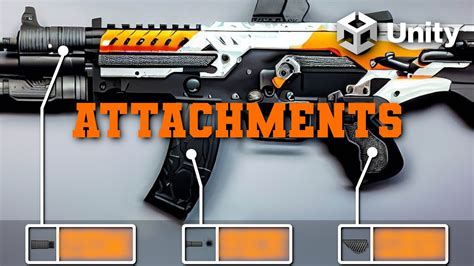 gun attachment system gun series 10 unity tutorial youtube