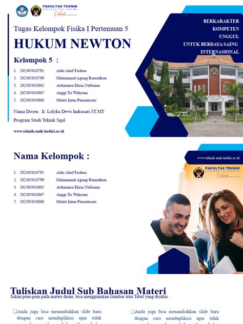 Template Presentasi Perkuliahan Dosen 2023 Pdf