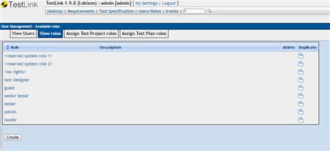 Creating User Roles In Testlink ~ Software Testing Tutorials