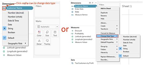 Understanding Data Types And Roles In Tableau Understanding Data Types And Roles In Tableau