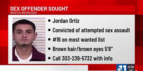 16 Most Wanted Sex Offender In Colorado Remains On The Run