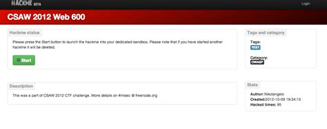 Hackme Recopilando Aplicaciones Web Vulnerables ~ Security By Default