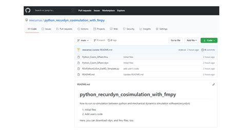 Python和recurdyn联合仿真（使用fmi） 知乎