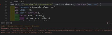 Unable To Debug Express Project · Issue 9624 · Microsoftvscode · Github