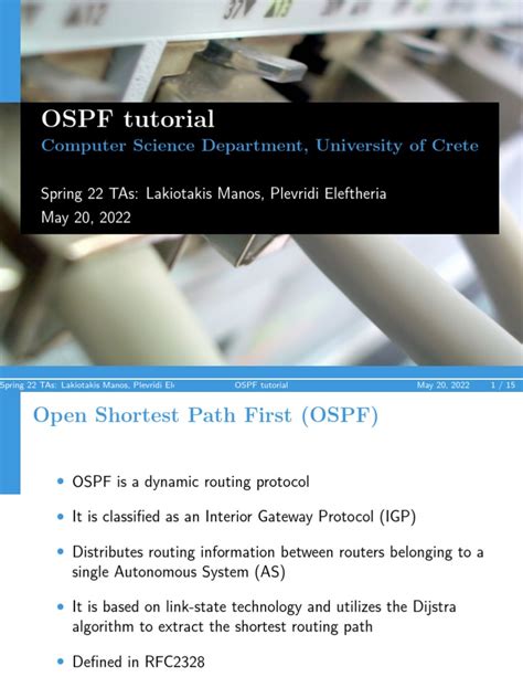 Ospf Tutorial Download Free Pdf Routing Service Industries