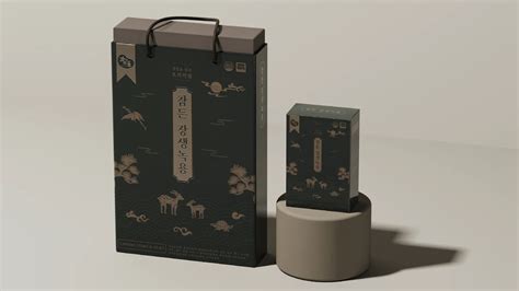 녹용세트 디자인 패키지 포트폴리오 크몽