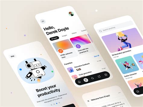 Ai Ios Ui Kit Brainwave By Tran Mau Tri Tam For Ui8 On Dribbble