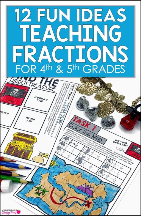 12 Fun Teaching Fractions 4th Grade Ideas Appletastic Learning In