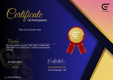 Vijetha On Linkedin Cybersecurity Continuouslearning Elewayte