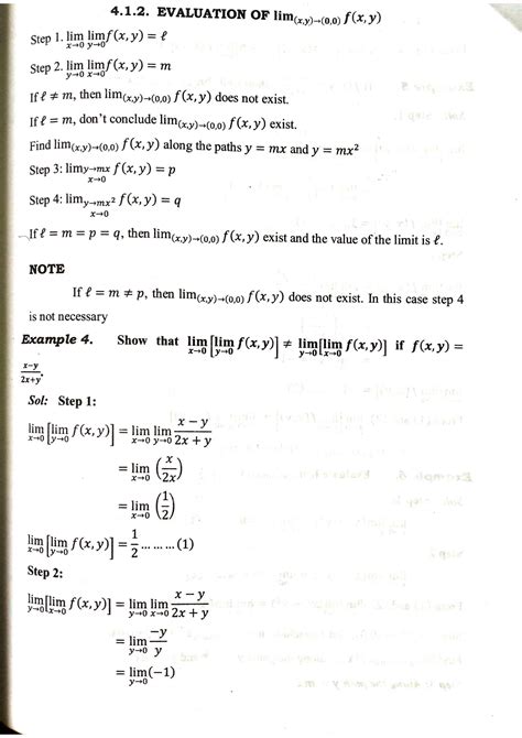 Solution Engineering Mathematics L Differential Calculus Of Limits
