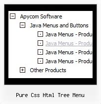 Pure Css Html Tree Menu Javascript Tree Menu