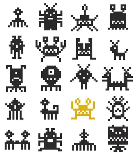space invader vector images depositphotos