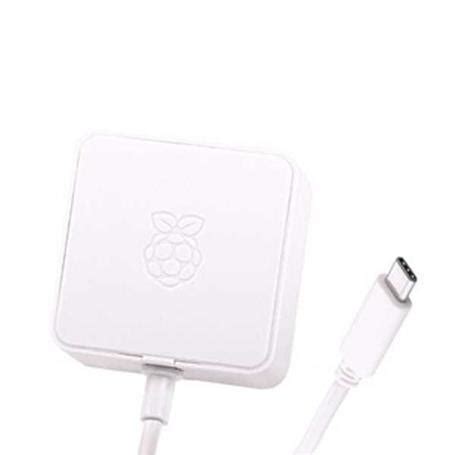 Resmi Raspberry Pi 4 Adaptörü Beyaz Satın Al Kompent Com