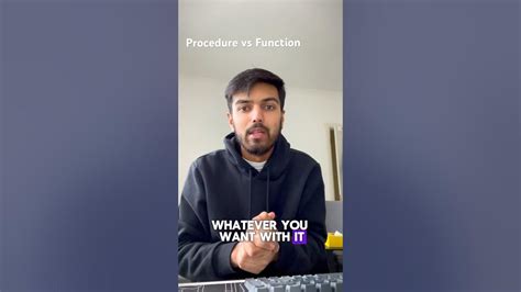 Function Vs Procedure Gcse Computer Science Computerscience Alevel