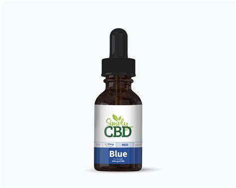 Buy Blue Cbd Oil 5 Strength 500mg Or 1500mg Simply Cbd