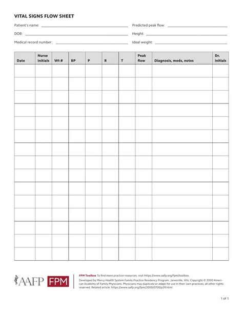 Free Printable Blank Vital Signs Chart Printables Free Templates