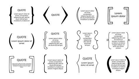 Bracket Frame Template