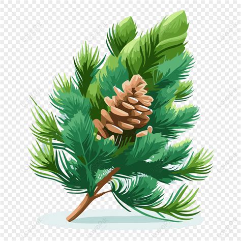 크리스마스 소나무 벡터만화클립 아트상표 Png 일러스트 무료 다운로드 Lovepik