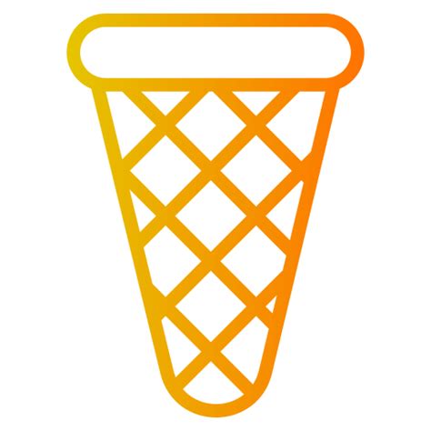 Waffle Cone Generic Gradient Outline Icon Freepik