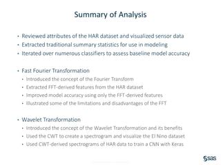 Times Series Feature Extraction Methods Of Wearable Signal Data For Deep Learning Computer