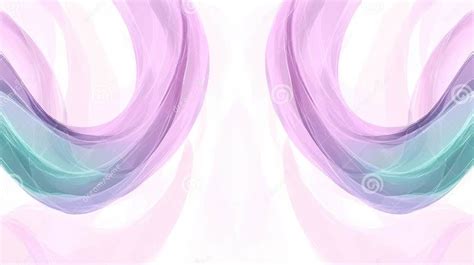 Abstract Swirls In Soft Pastel Colors Create A Calming Artistic Background Stock Illustration