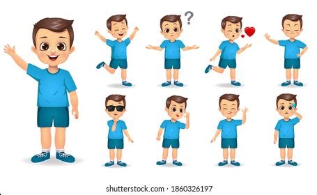 Cartoon Character Front Run Cycle Frame Stock Vector Royalty Free Shutterstock