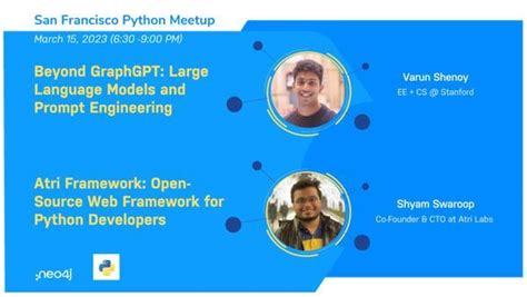 neo4j on linkedin sf python presentation night wed mar 15 2023 6