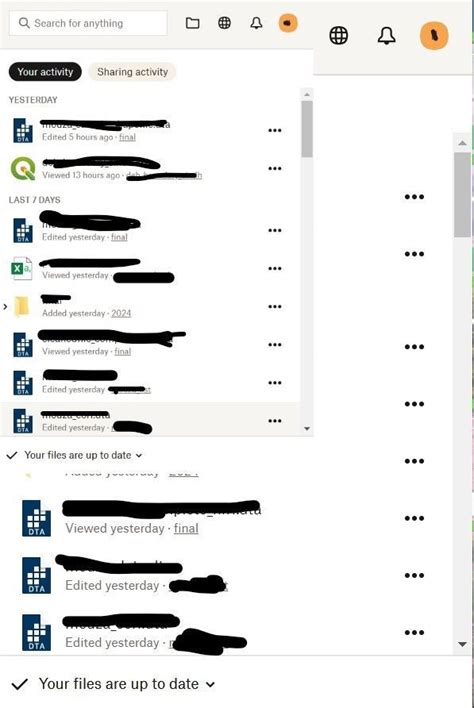the dropbox tray gets duplicated every time i click on the dropbox icon