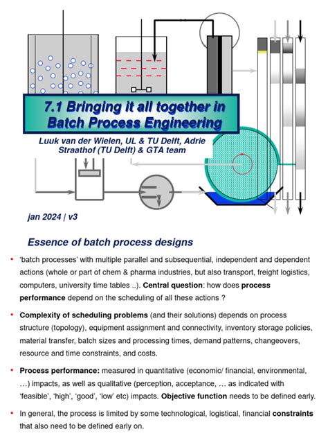 Cg5052 Bpe 71 Scheduling Optimization Flowsheets Pdf Scheduling
