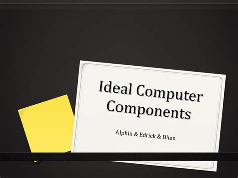 Components Ppt