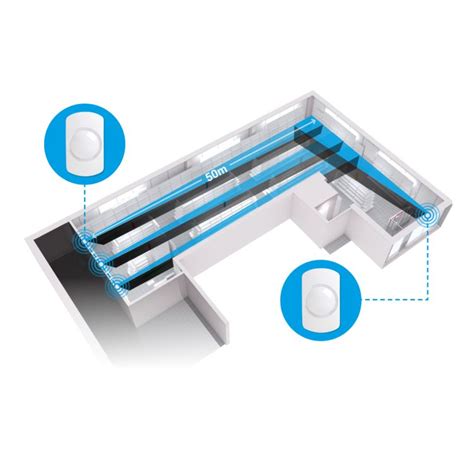 Texecom Capture AKW LR M Long Range Wired Corridor PIR Detector Alert Electrical