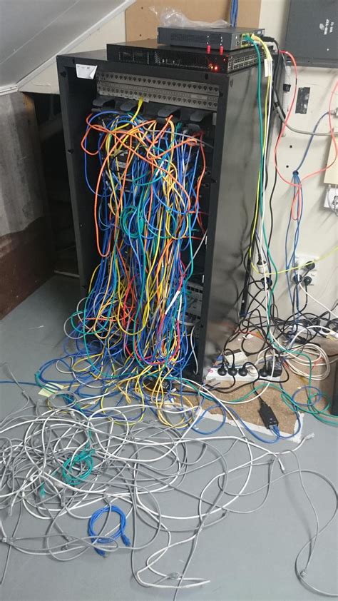 This Cable Waterfall Needs To Be Cleaned Up In 2022 Server Room This Cable Waterfall Needs To Be Cleaned Up In 2022 Server Room