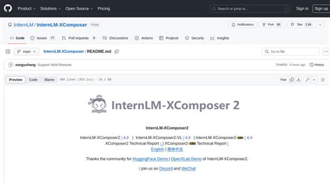 Github Internlm Xcomposer Featuresalternatives Toolerific