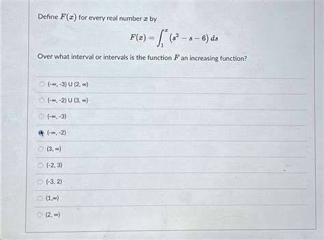 solved define f x ﻿for every real number x