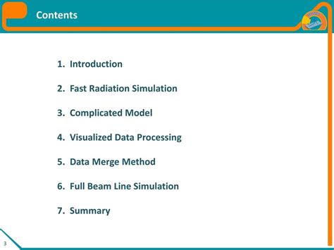 Fast Radiation Simulation And Visualized Data Processing Method Ppt