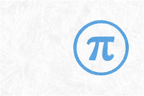 비어 있는 빈 밝은 연한 회색 흰색 그런지 질감 수평 고르지 않은 추상적 인 얼룩 얼룩 긁힘 붓 획 및 하나의 파란색으로 둘러싸인 그리스 문자 Pi 기호가있는 빈티지 그레이