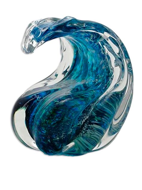 Glass Wave Sculpture