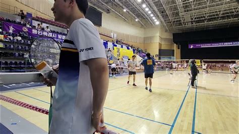 2023 제21회 용인특례시 경인일보배 전국 생활 체육 Open 배드민턴 대회 남복 2030 B조 예선 1경기 홍성목김영환 Vs 고건일안현태 2518 승 Youtube