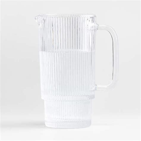 Atwell Stackable Textured Ribbed Highball Glass Reviews Crate And Barrel