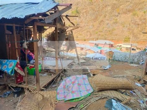 ကရင်နီတွင် စစ်ကောင်စီက လေကြောင်းတိုက်ခိုက်မှု နှင့် လက်နက်ကြီးပစ်ခတ်မှုများကို ဆက်တိုက်လုပ်ဆောင