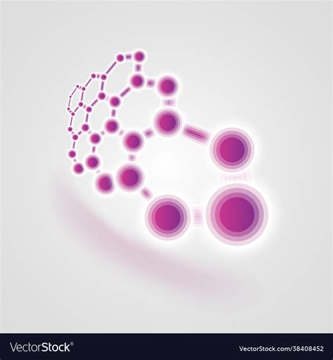 Abstract Images Molecular Structures Royalty Free Vector