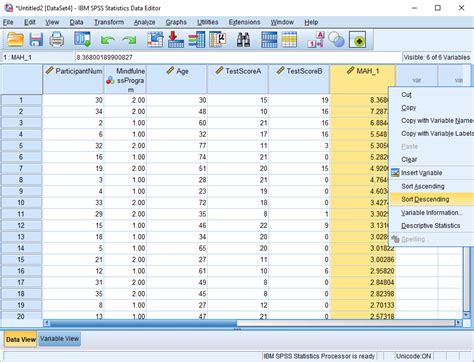 Identifying Multivariate Outliers In Spss Statistics Solutions