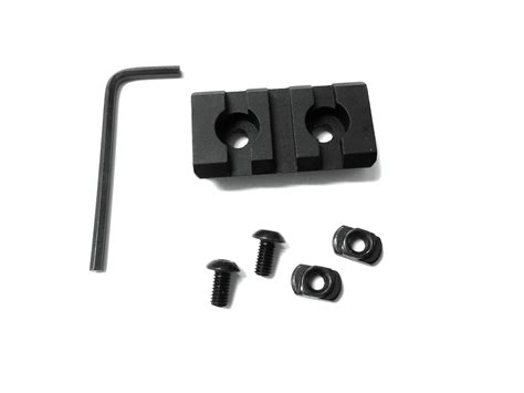 3 Slots M Lok Aluminum Rail Section 2 Inch For Magpul Mlok Mlock