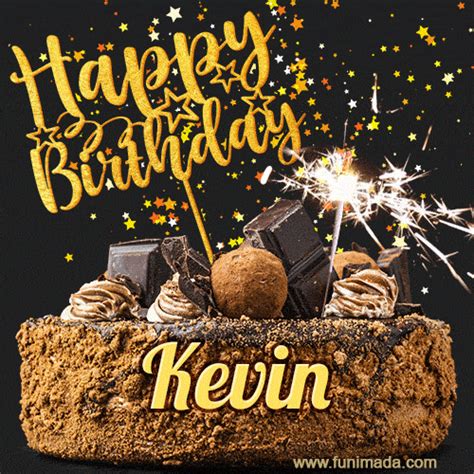 Chocolate Cake Happy Birthday Kevin  Download On